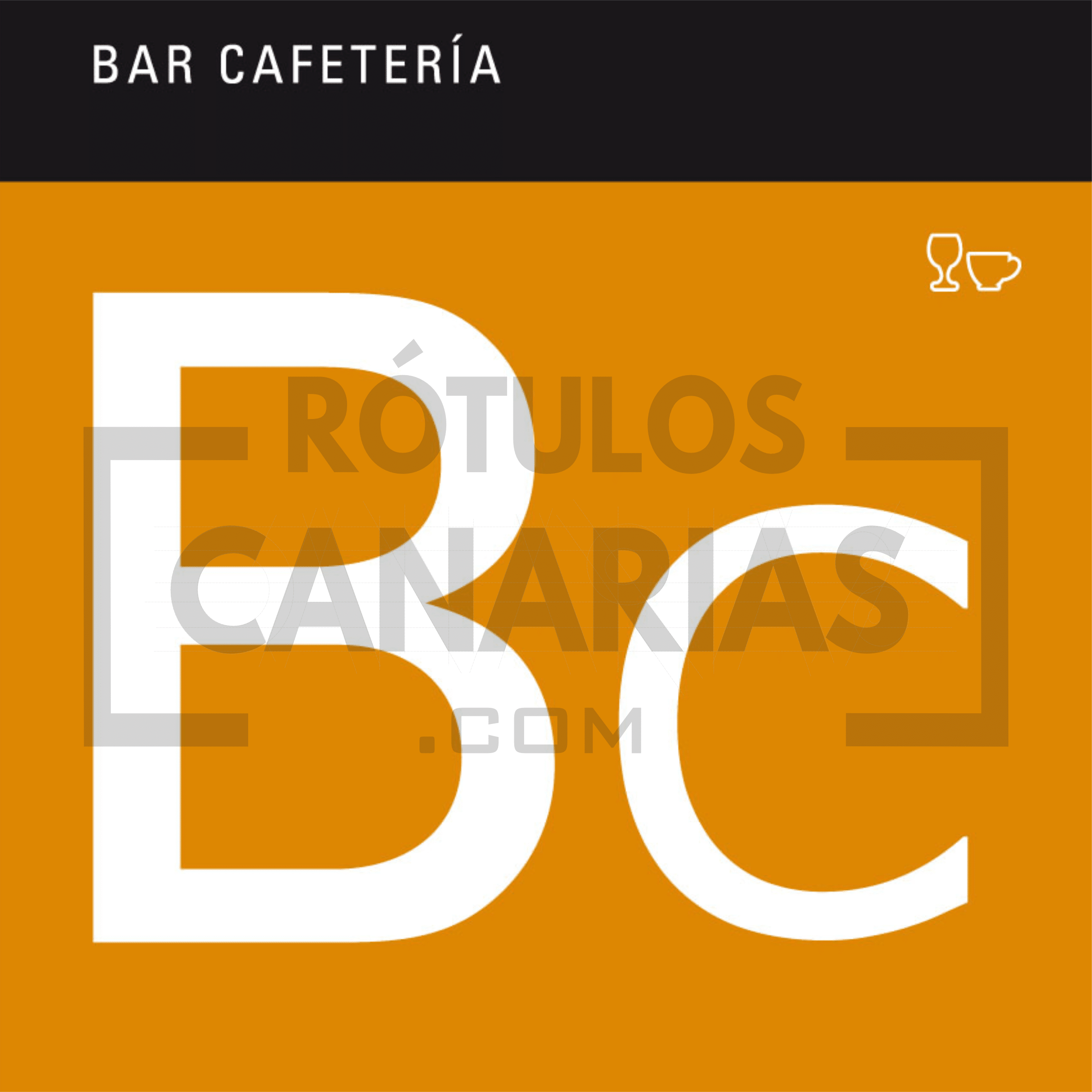 Placas de Bar Cafetería en Tenerife – Rótulos Canarias – Letreros ...